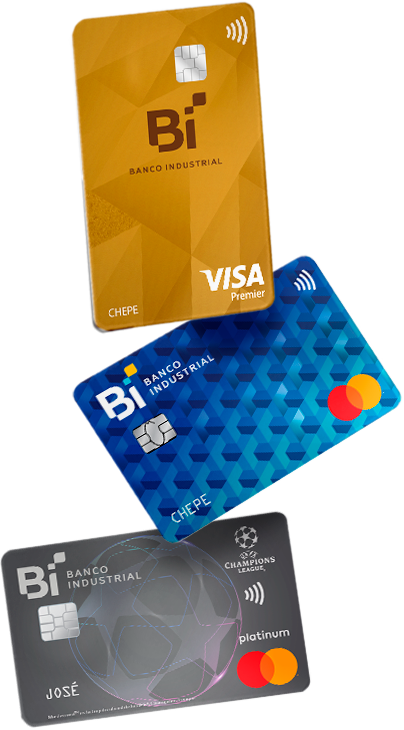 Tarjetas Bi – Banco Industrial Guatemala